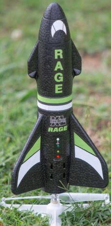 Rage R/C 4150B Black Spinner Missile XL Electric Free-Flight Rocket ...