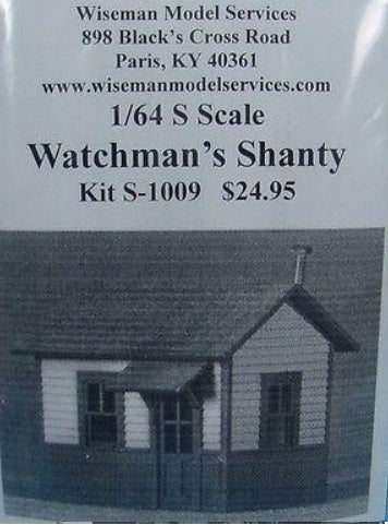 Wiseman Model Services S-1009 S Watchman's Shanty Kit – Trainz