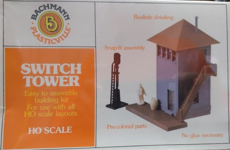 Bachmann 2632 HO Switch Tower Building Kit – Trainz