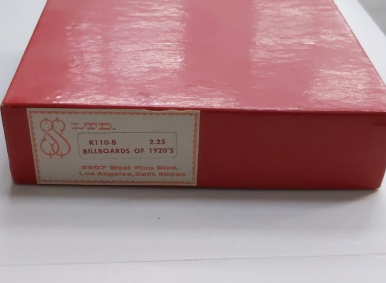 SS Limited K110B HO Billboards of 1920's Kit – Trainz