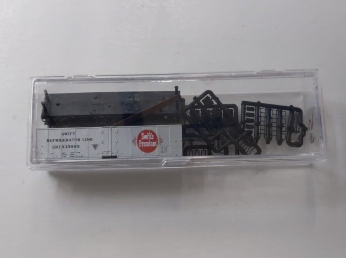 InterMountain N SRLX #15665 Swift's Premium Freight Car Kit No Whls No – Trainz