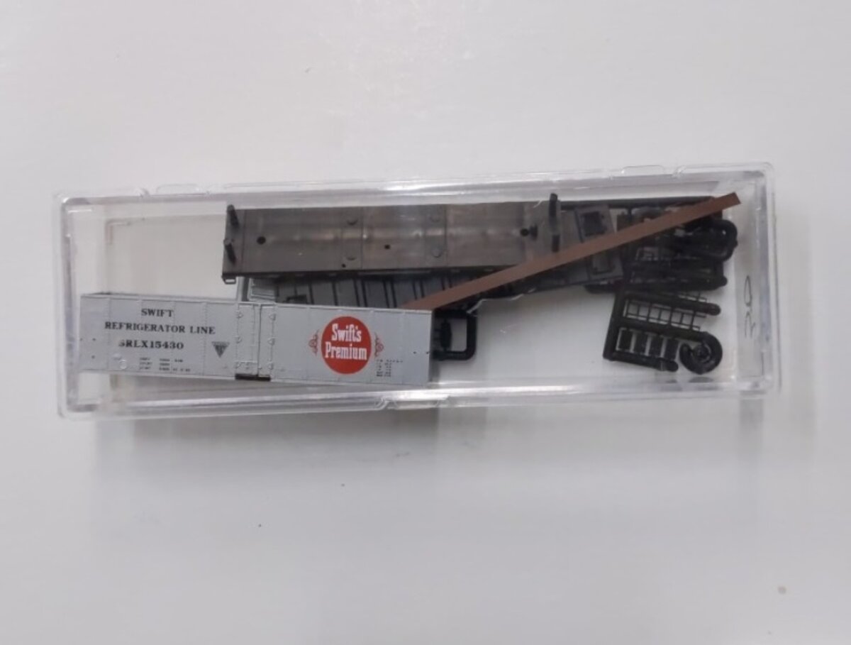 InterMountain N SRLX #15430 Swifts Premium Freight Car Kit No Wheels N – Trainz