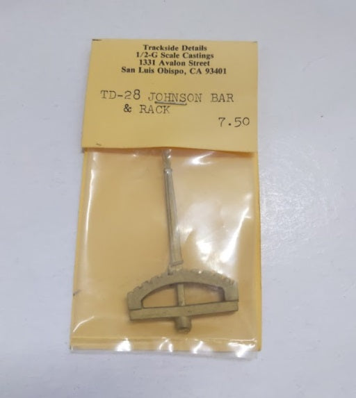 Trackside Details TD-28 G Scale Johnson Bar & Rack Brass – Trainz