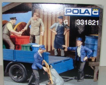 Pola 331821 G Scale Cargo Hands Figures – Trainz