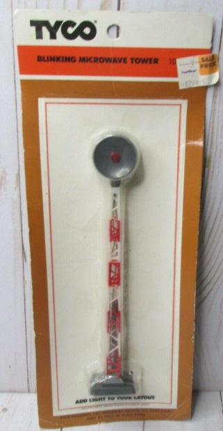 Tyco 105:200 HO Blinking Microwave Tower – Trainz