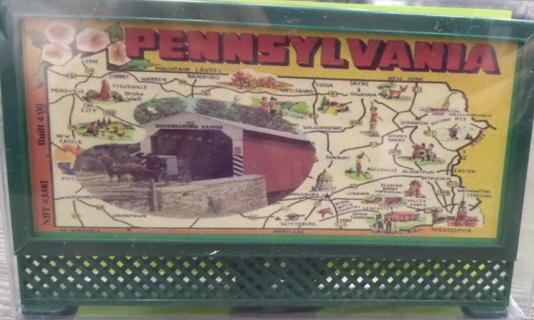 Town & Country Hobbies T258 O Pennsylvania Map Lighted Blinking Billbo ...
