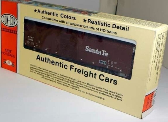 Con-Cor 0001-550 HO Santa Fe 60' Single Door Boxcar #37802 Kit – Trainz