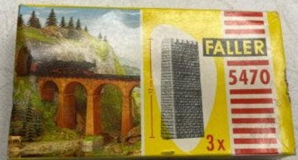 Faller 5470 HO Bridge Stone W/Piers Plastic Kit – Trainz
