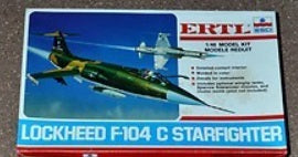 Ertl 8204 1:48 ESCI Lockheed F-104 C Starfighter Military Aircraft Pla ...
