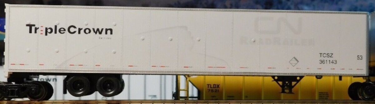 Bowser HO Triple Crown 53' Roadrailer TCSZ # 361143 Kit – Trainz