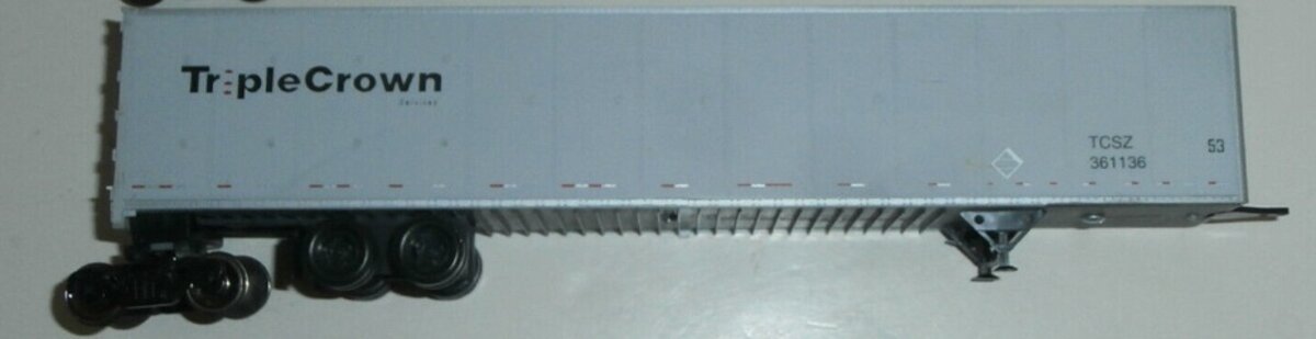 Bowser HO Triple Crown 53' Roadrailer TCS # 361136 Kit – Trainz