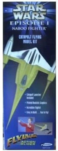 Estes 5120 Naboo Fighter Star Wars Episode I Catapult Flying Model Kit ...