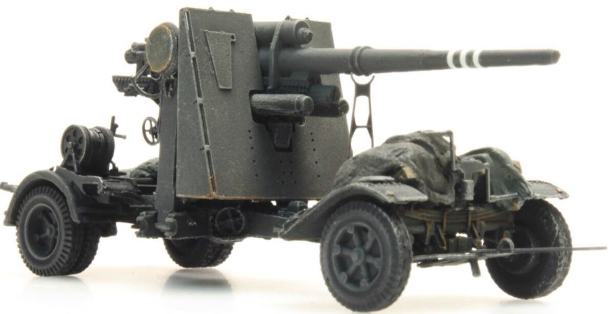 Artitec Models 6870069 HO 88MM Flak 18 Gauge Military Vehicle – Trainz