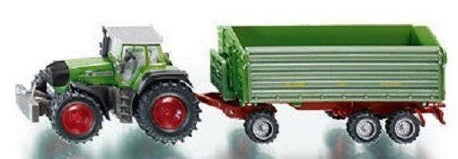 Siku 1845 HO Fendt Agricultural Tractor W/Tipping Trailer – Trainz