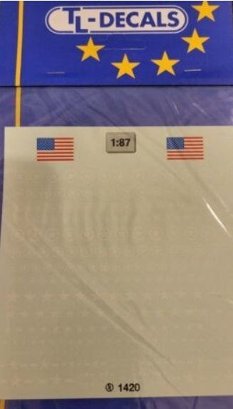 TL-Decals 1420 HO US Army World War II Waterslide Decals – Trainz