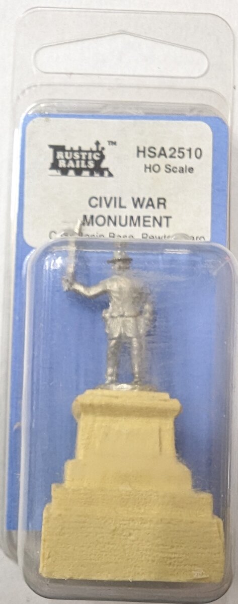 Rustic Rails HSA2510 HO Civil War Monument Statue – Trainz