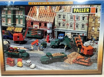 Faller 130984 HO Exclusive Model 2004 Construction Site Building Kit ...