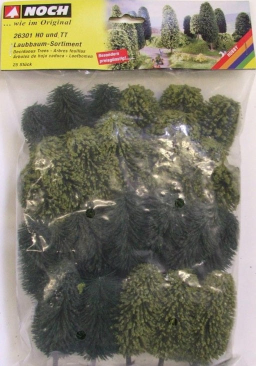 Noch 26301 HO Deciduous Trees (Pack of 25) – Trainz