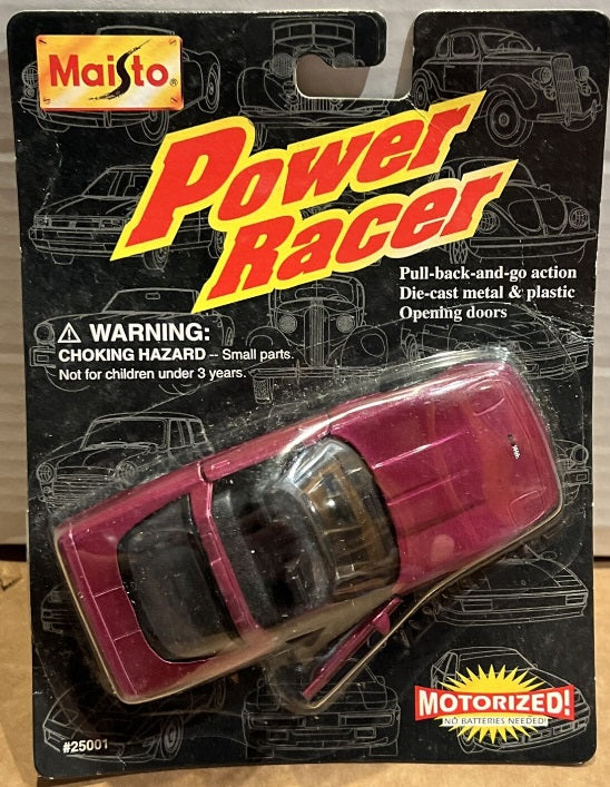 Maisto 25001 1:38 Plum Chevy Corvette ZR-11 Power Racer Motorized Open – Trainz