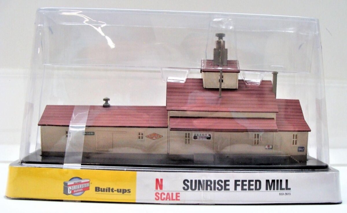 Walthers 933-2615 N Sunrise Feed Mill Built-Ups – Trainz