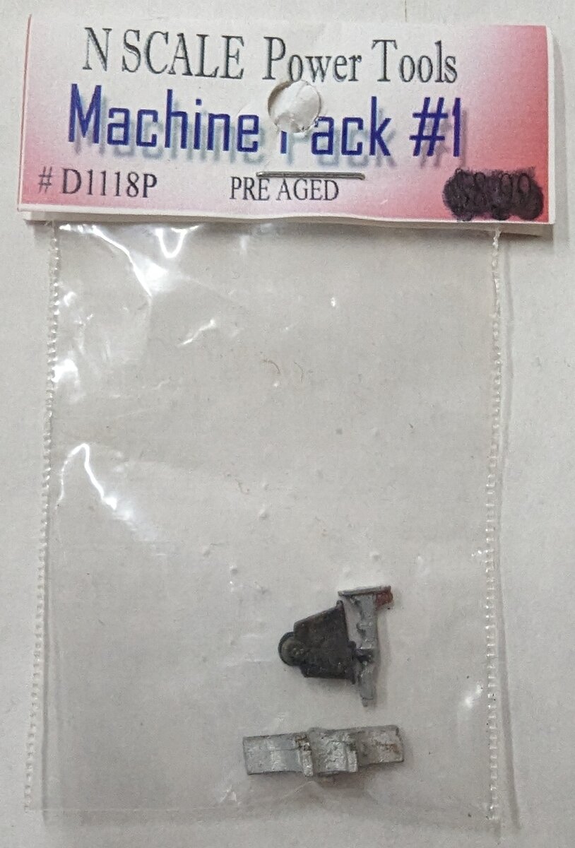 Model Tech Studios D1118P N Scale Power Tools Machine Pack #1 Pre-Aged ...