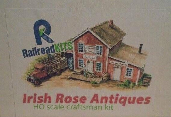 Railroad Kits HO Irish Rose Antiques Bought & Sold Craftsman Kit – Trainz