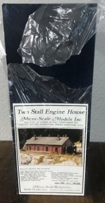 Micro-Scale Models 280 HO Two Stall Engine House Building Kit – Trainz