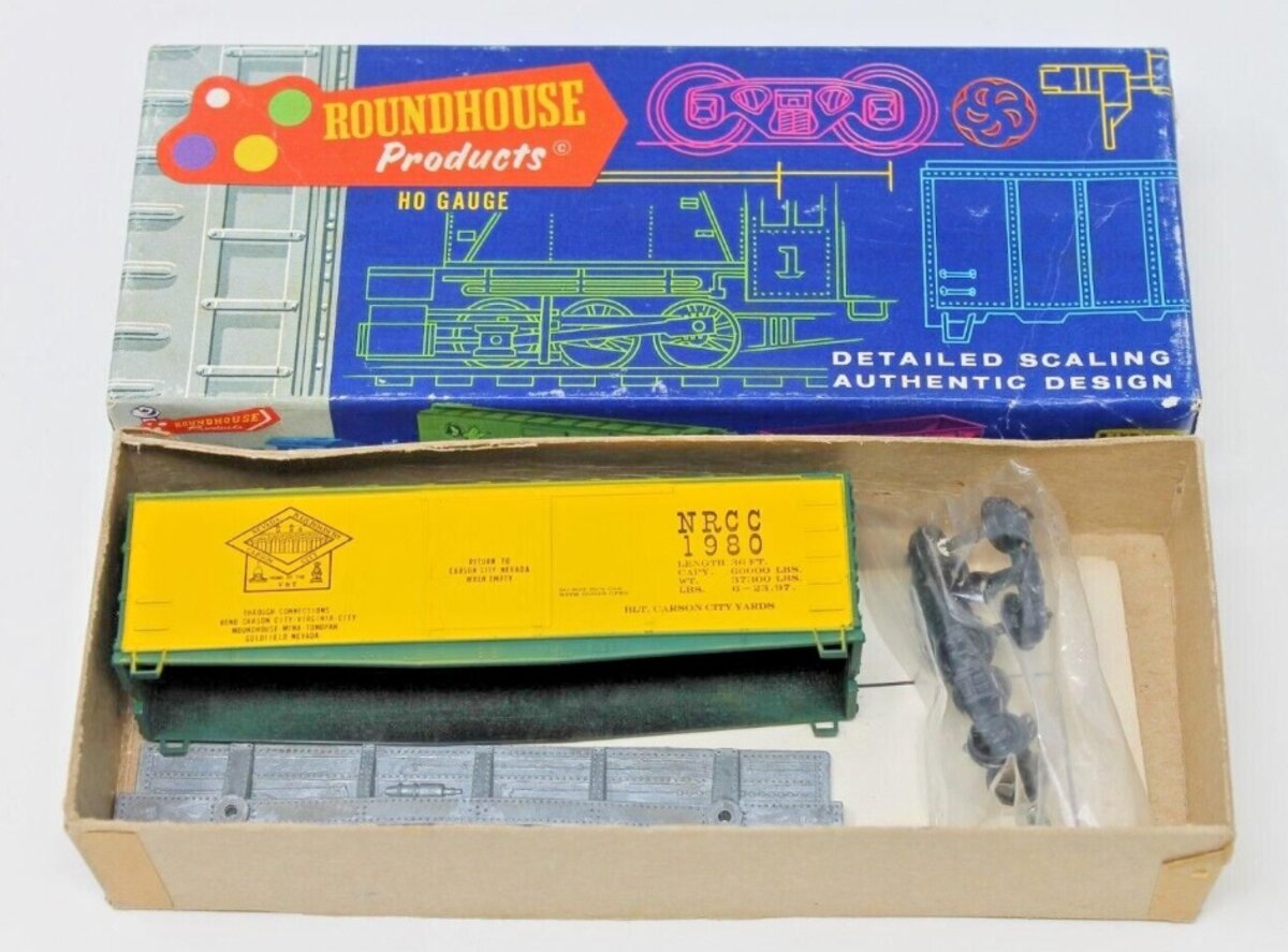 Roundhouse HO NRCC 1980 36' Box Car Kit – Trainz