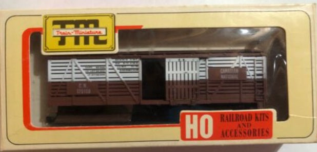 Train Miniature 8087 HO Canadian National 40' Wood Stock Car Kit – Trainz