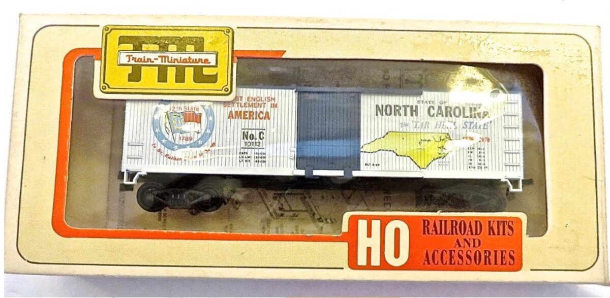 Train Miniature 2023 HO North Caroline Conmemorative Car Kit – Trainz