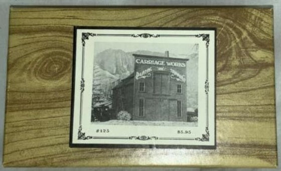 Timberline Models 125 HO Carriage Works Wood Kit – Trainz