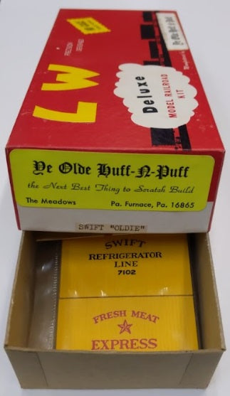Ye Olde Huff N Puff HO Swift "Oldie"Fresh Meat Express 36" Refrigerato ...