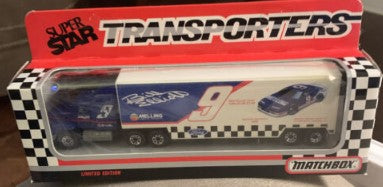 Matchbox CY109 1:64 Super Star Bill Elliott #9 Melling Racing Team Tra ...