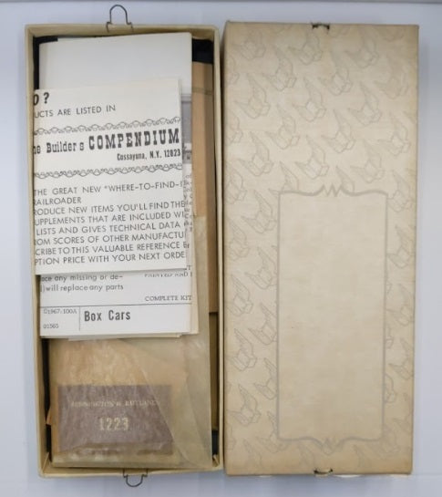 H-D Scale Models HO Bennington & Rutland 36 Ft. Trussrod Wood Freight ...
