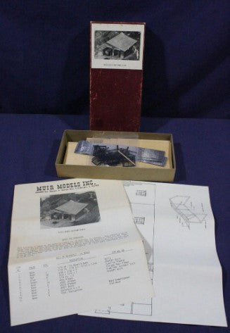 Muir Models 026-2350 HO Toulumne Train Repair Shed Building Kit – Trainz