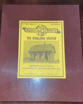 Magnuson Models 439-517 HO Scale The Highlands Station Building Kit ...