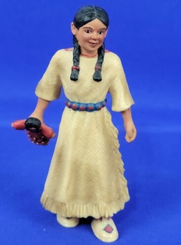 Schleich 70306 G Scale Wild West Sioux Native American Girl w/Doll – Trainz