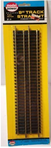 Model Power 21 HO 9" Track Straight (Pack of 4) – Trainz