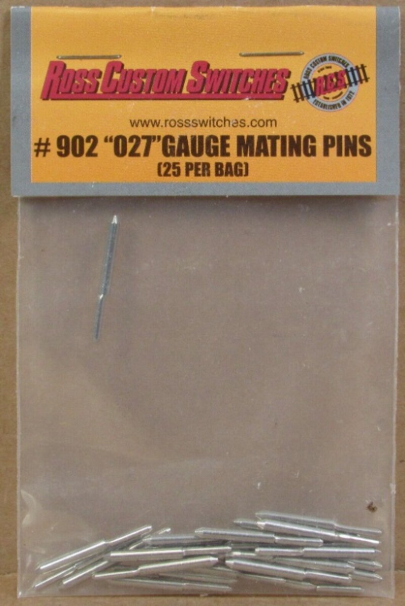 Ross 902 O27 Gauge Mating Pins (Pack of 25) – Trainz