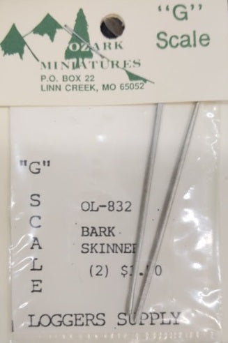 Ozark Miniatures OL-832 G Scale Bark Skinner (Pack of 2) – Trainz