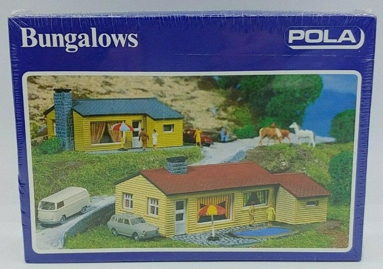 Pola 223 N Scale Bungalows Building Kit – Trainz