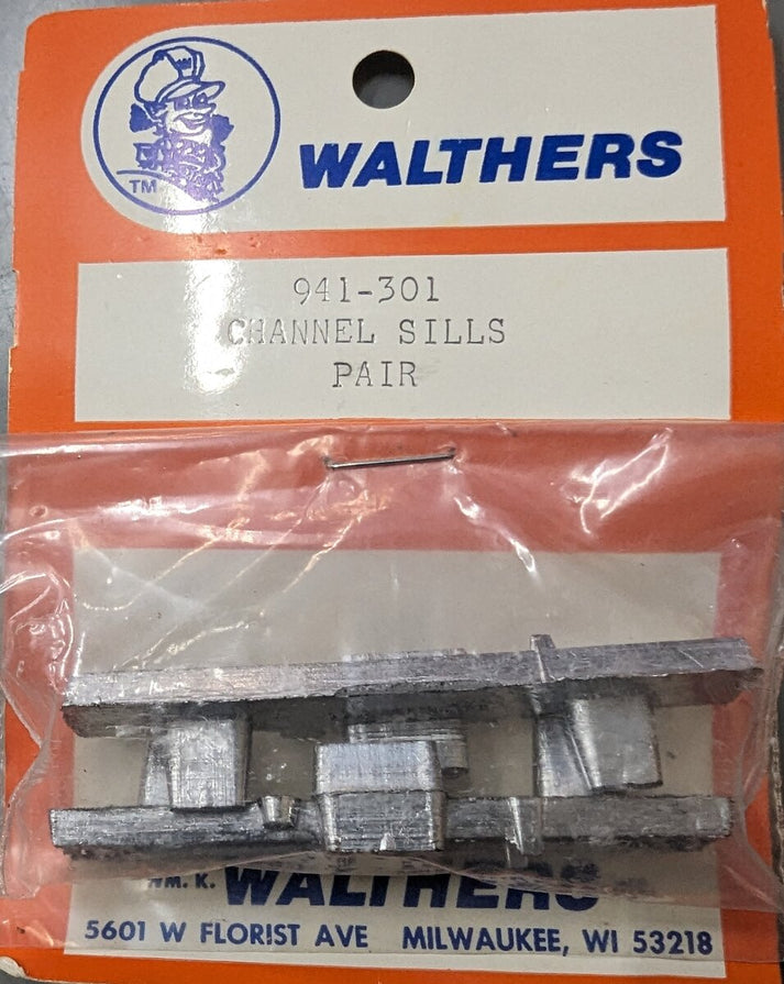 Walthers 941-301 HO Channel Sills Pair – Trainz