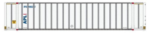 Class One Model Works CT00524 HO 48' Exterior Post Container APL#49000 ...