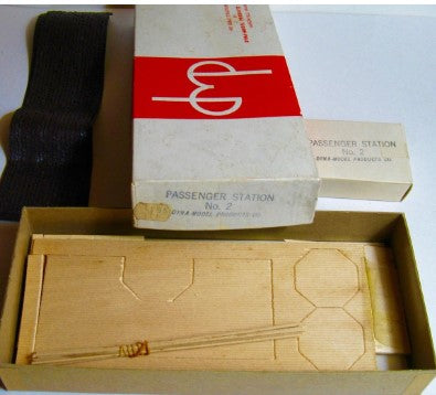 Dyna-Model 2 HO Scale Passenger Station Building Laser-Cut Wooden Kit ...