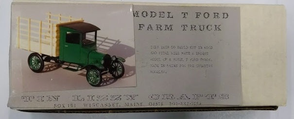 Tin Lizzy Crafts G Scale Model T Ford Farm Truck Wood & Metal Kit – Trainz