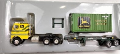 Athearn 7745 HO John Deere 20' Container w/Chassis & Tractor – Trainz