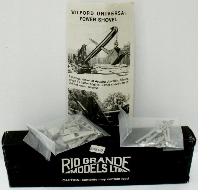 Rio Grande Models 3054-WF HO Wilford Universal Power Shovel Metal Kit ...