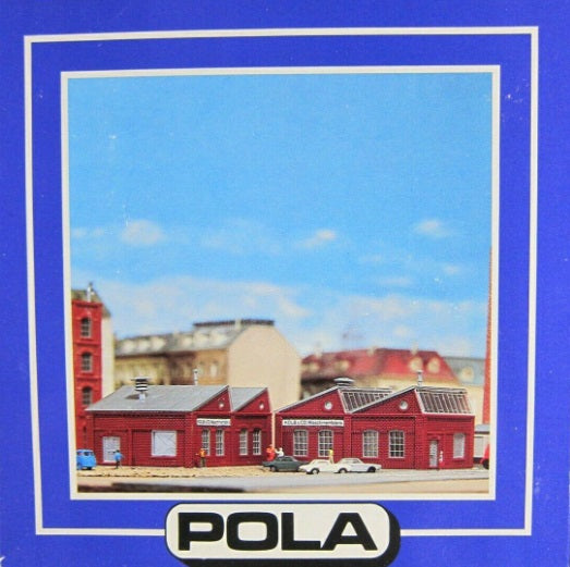 Pola 262 N Scale Factory Industrial Building Kit – Trainz