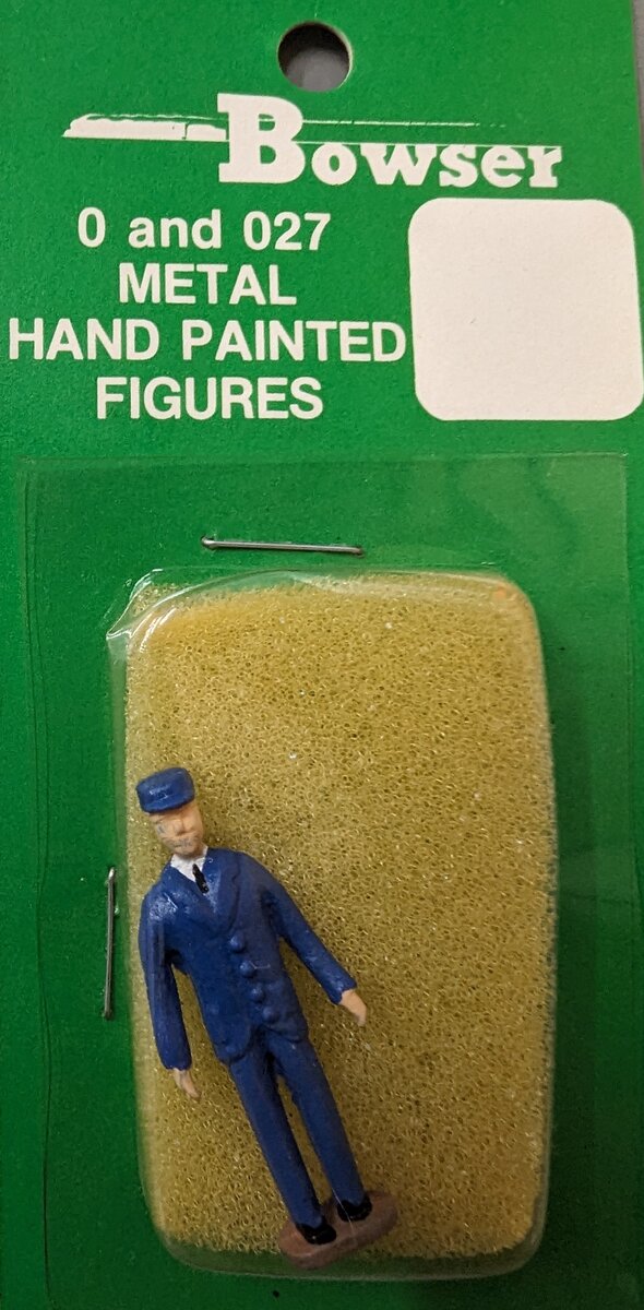 Bowser 1-013751 O/O27 Metal Hand Painted Train Conductor Figure – Trainz