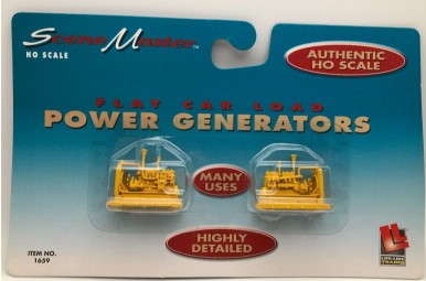 Life Like 433-1659 HO Flat Car Load Power Generators (Pack of 2) – Trainz